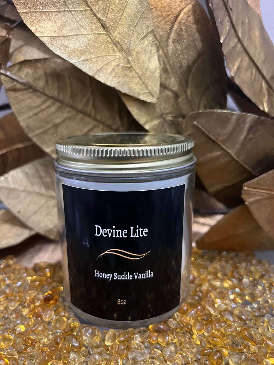Devin-Honey Suckle, Vanilla – devine lite candles